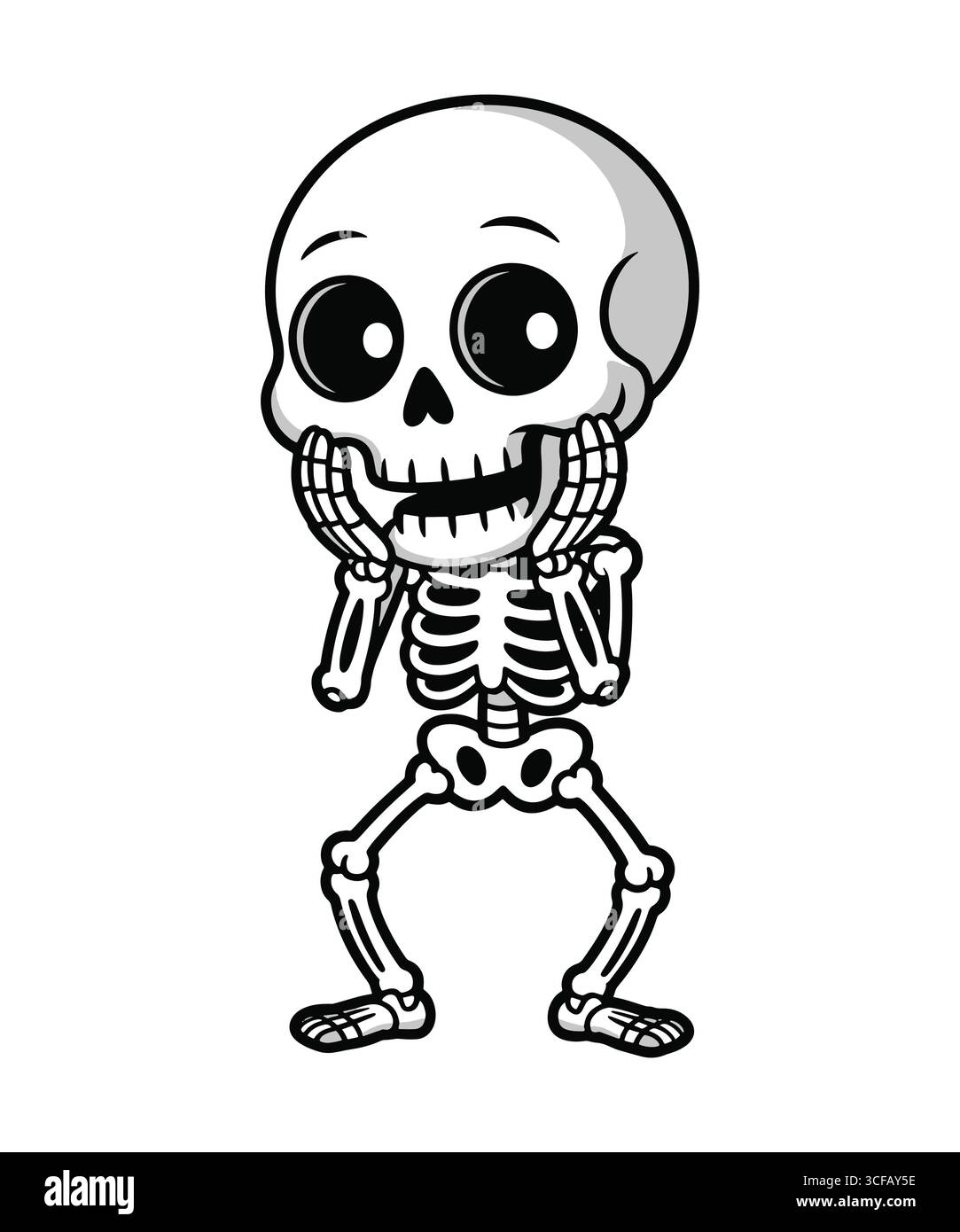 Creepy cartoon character Stock Vector Images - Alamy