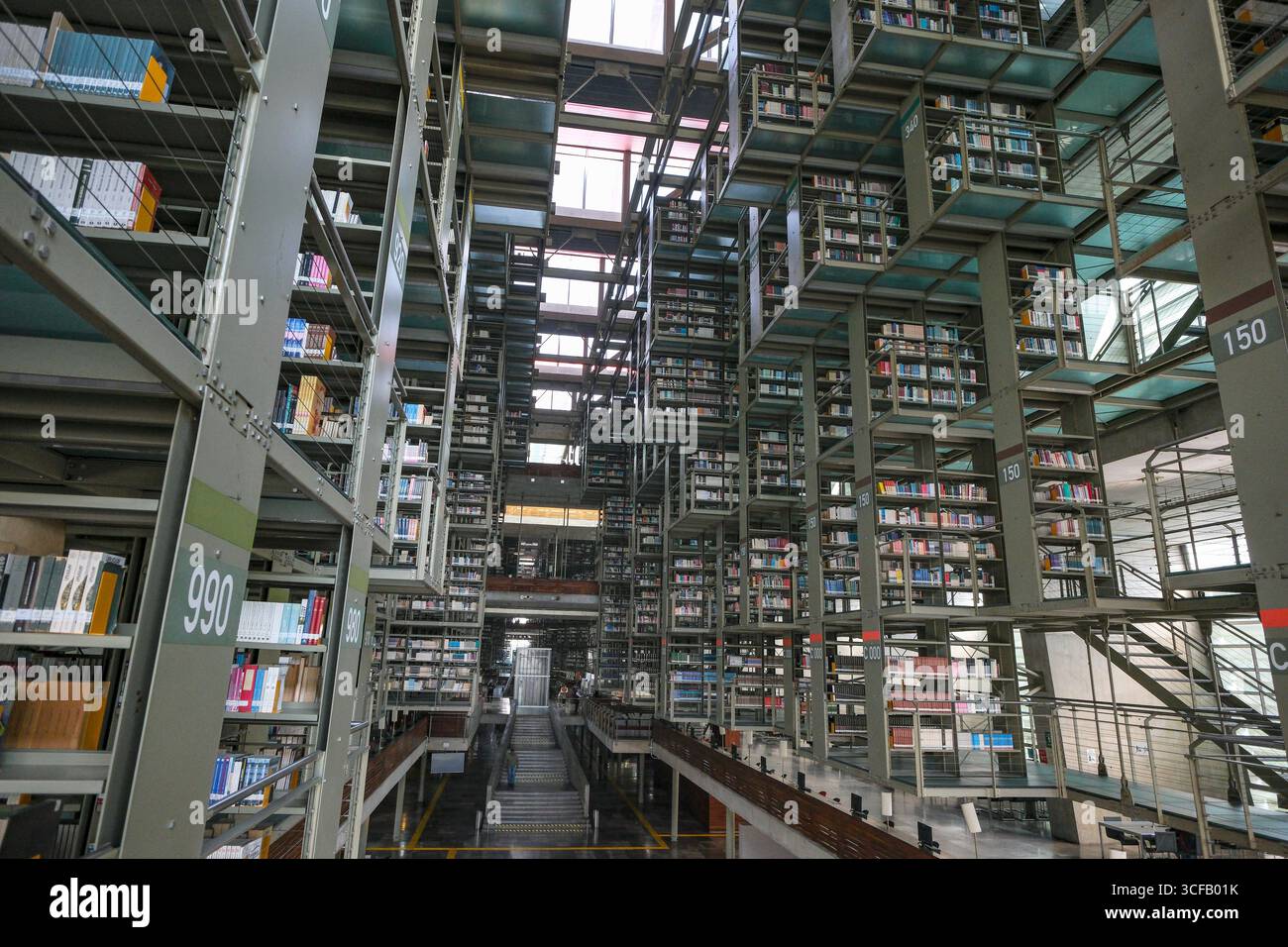 Mexico City, Mexico - February 5, 2025: Interior of the Vasconcelos ...