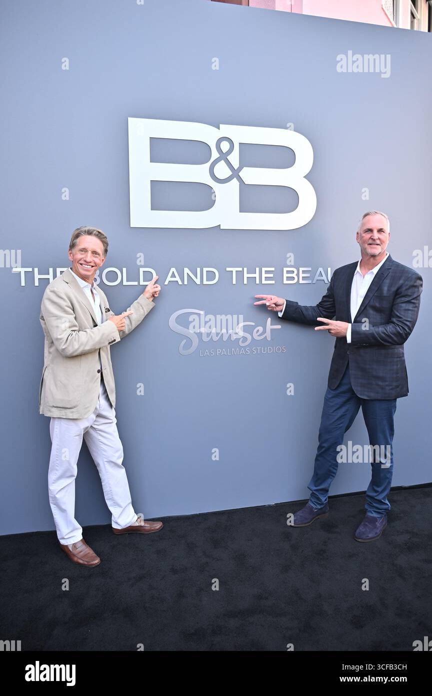 Hollywood, CA USA - August 19, 2025: Brad Bell, Victor Coleman attends ...
