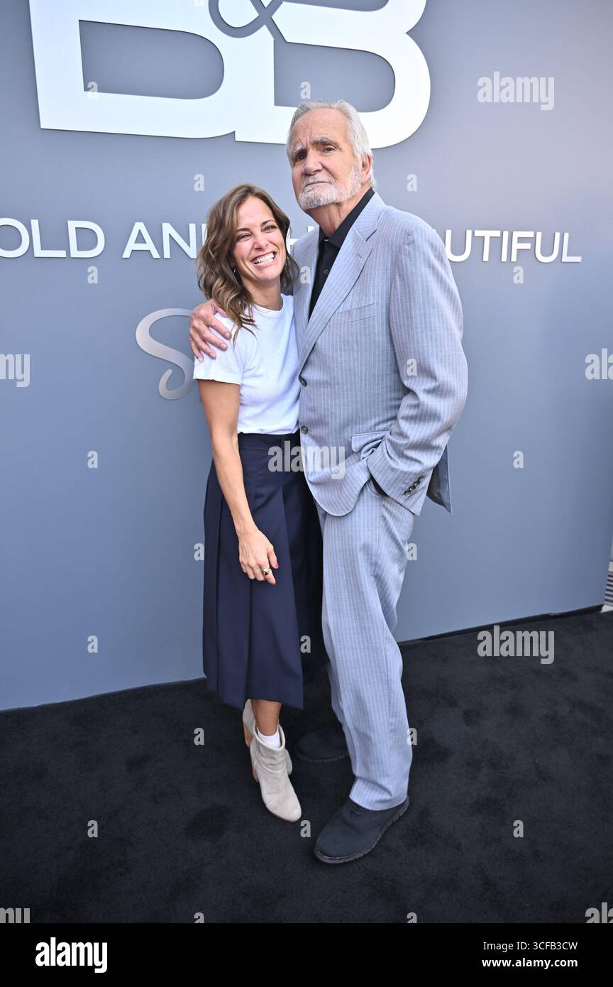 Hollywood, CA USA - August 19, 2025: Rebecca Budig, John McCook attends ...