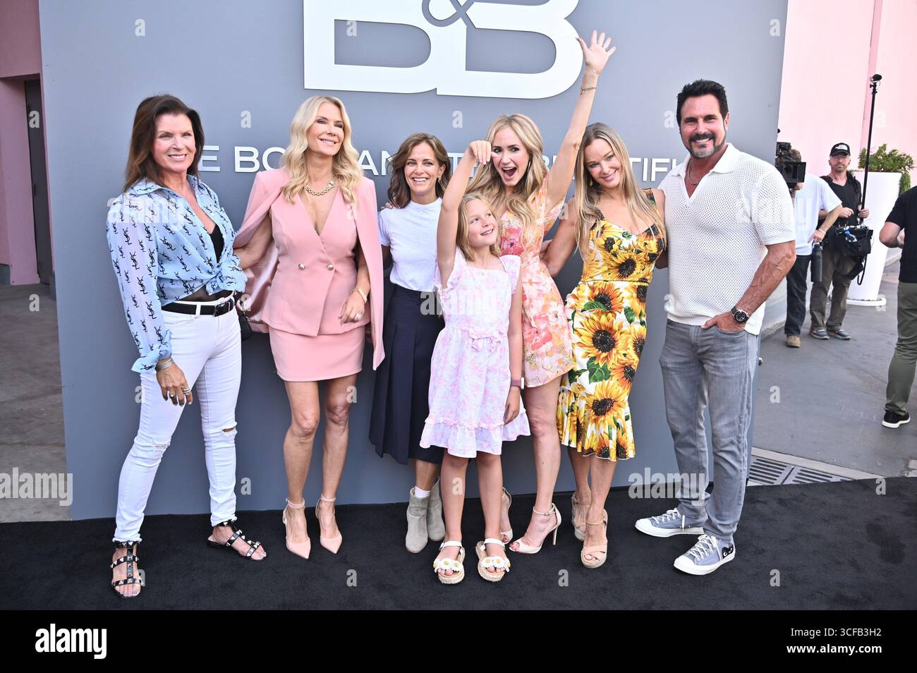 Hollywood, CA USA - August 19, 2025: Kimberlin Brown, Katherine Kelly ...