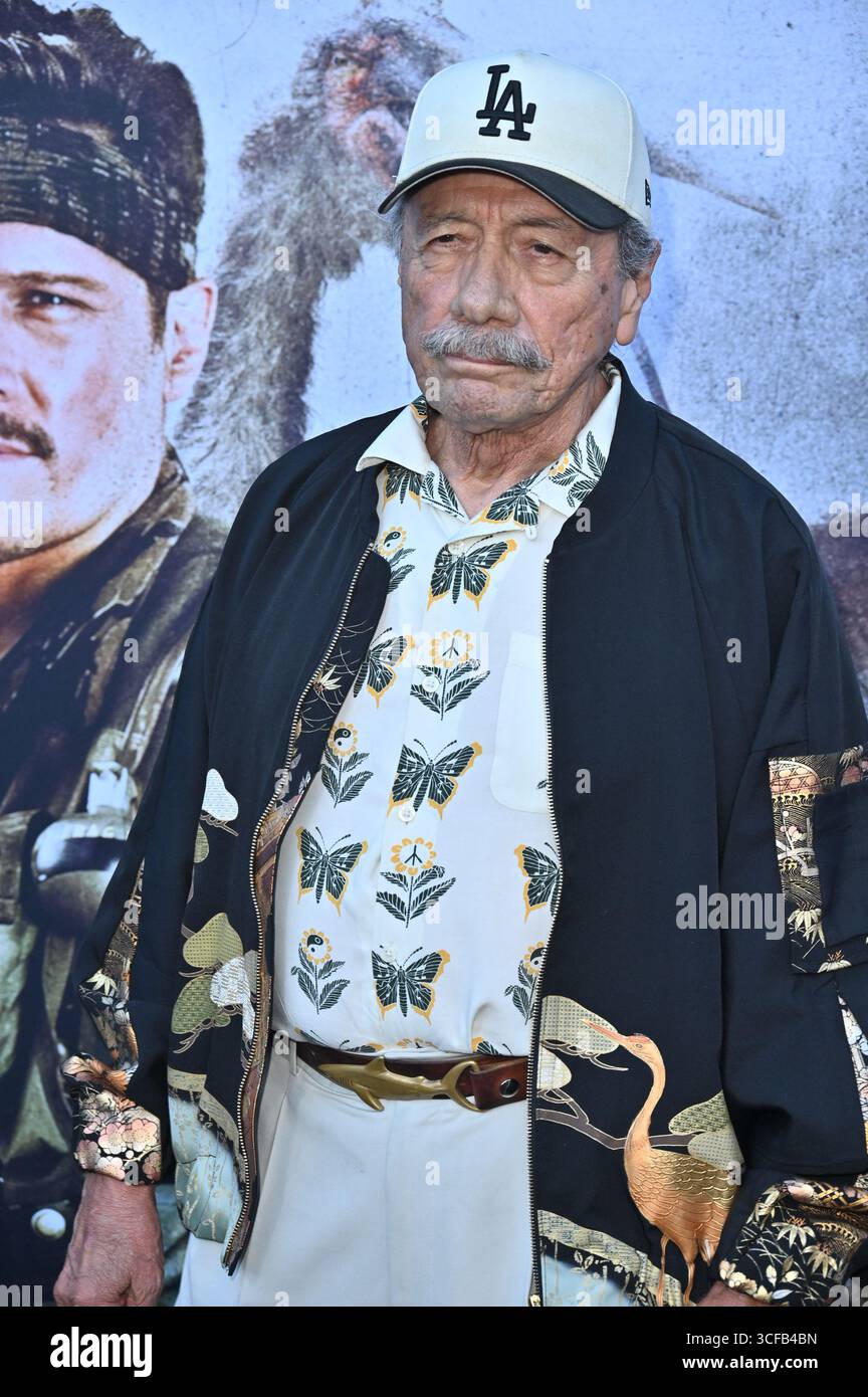 Hollywood, CA USA - August 18, 2025: Edward James Olmos attends the ...