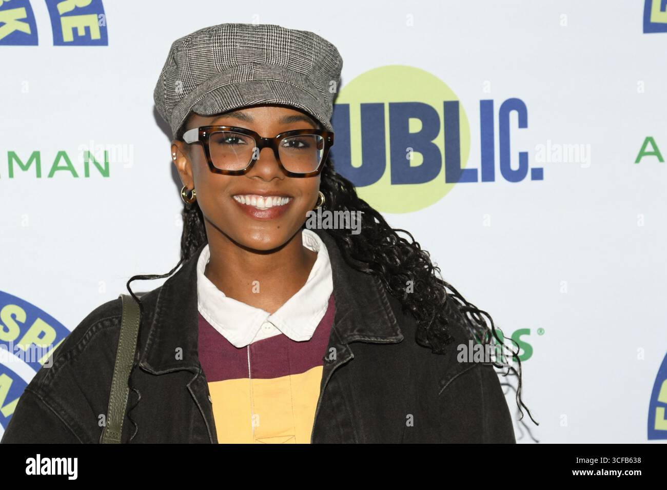 Alyah Chanelle Scott attends the "Twelfth Night: Free Shakespeare in ...