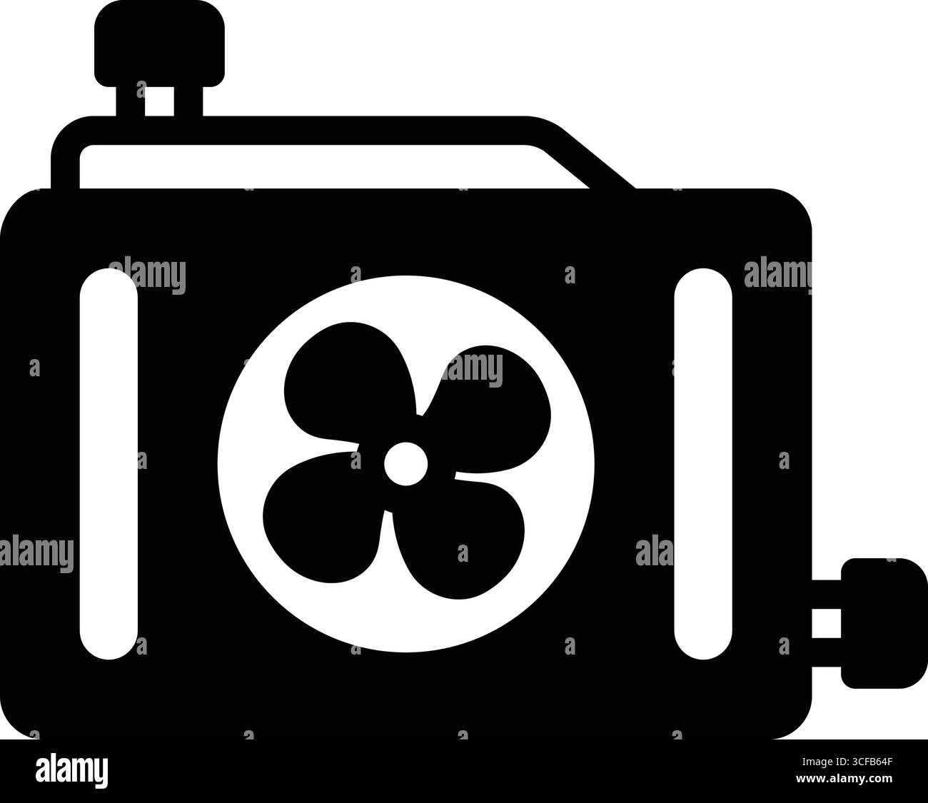 Radiator icon Black and White Stock Photos & Images - Alamy