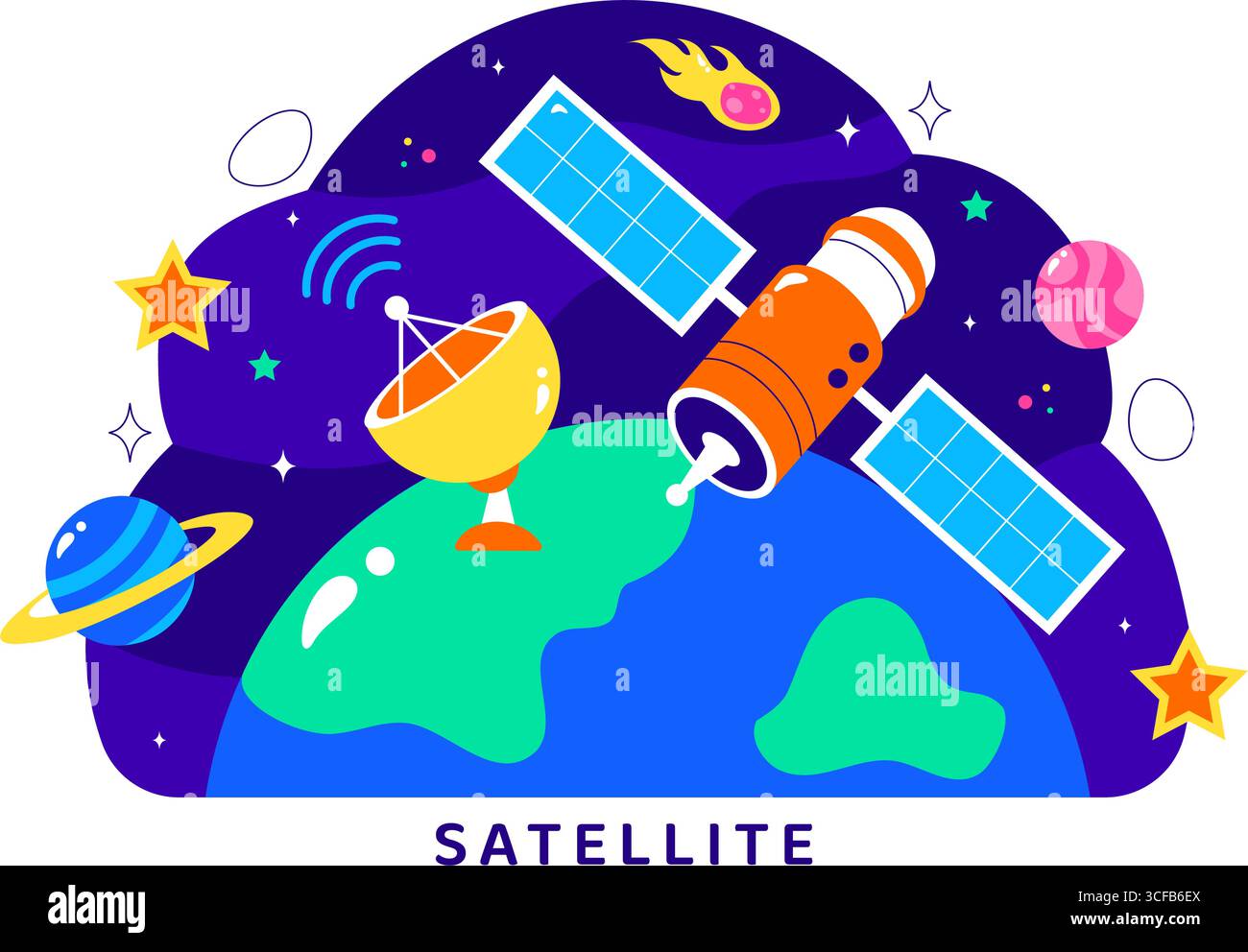 Cosmos network Cut Out Stock Images & Pictures - Alamy