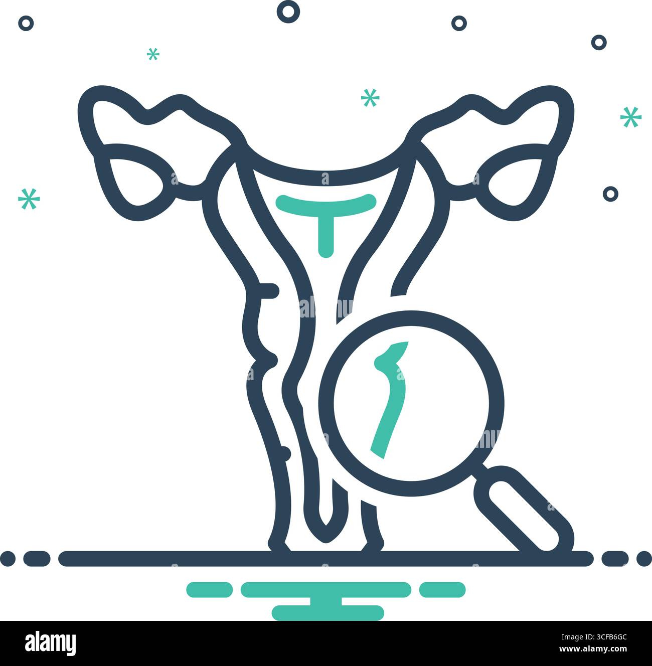 Icon gynecology uterus hi-res stock photography and images - Alamy