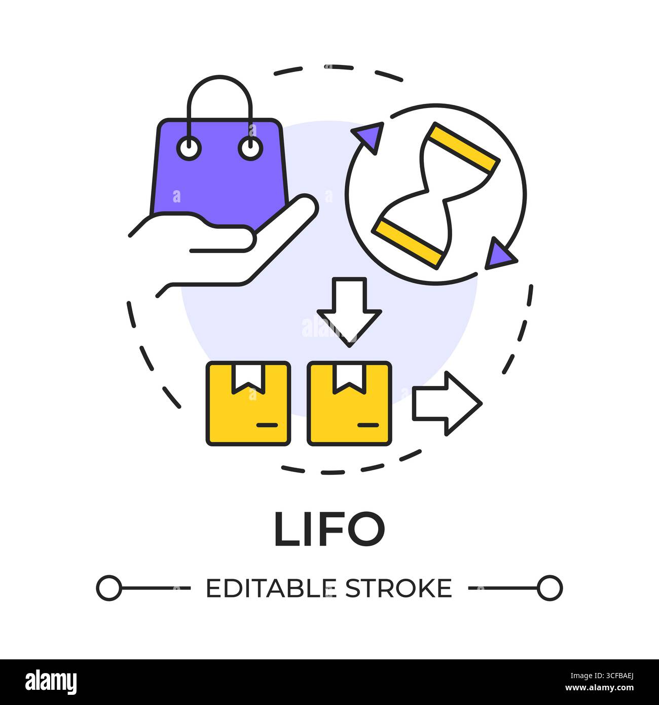 Last post concept Stock Vector Images - Alamy