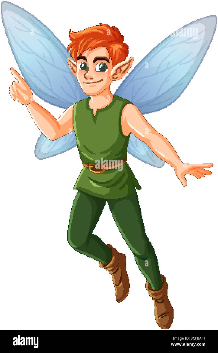 Flying boy wearing colorful hi-res stock photography and images - Alamy
