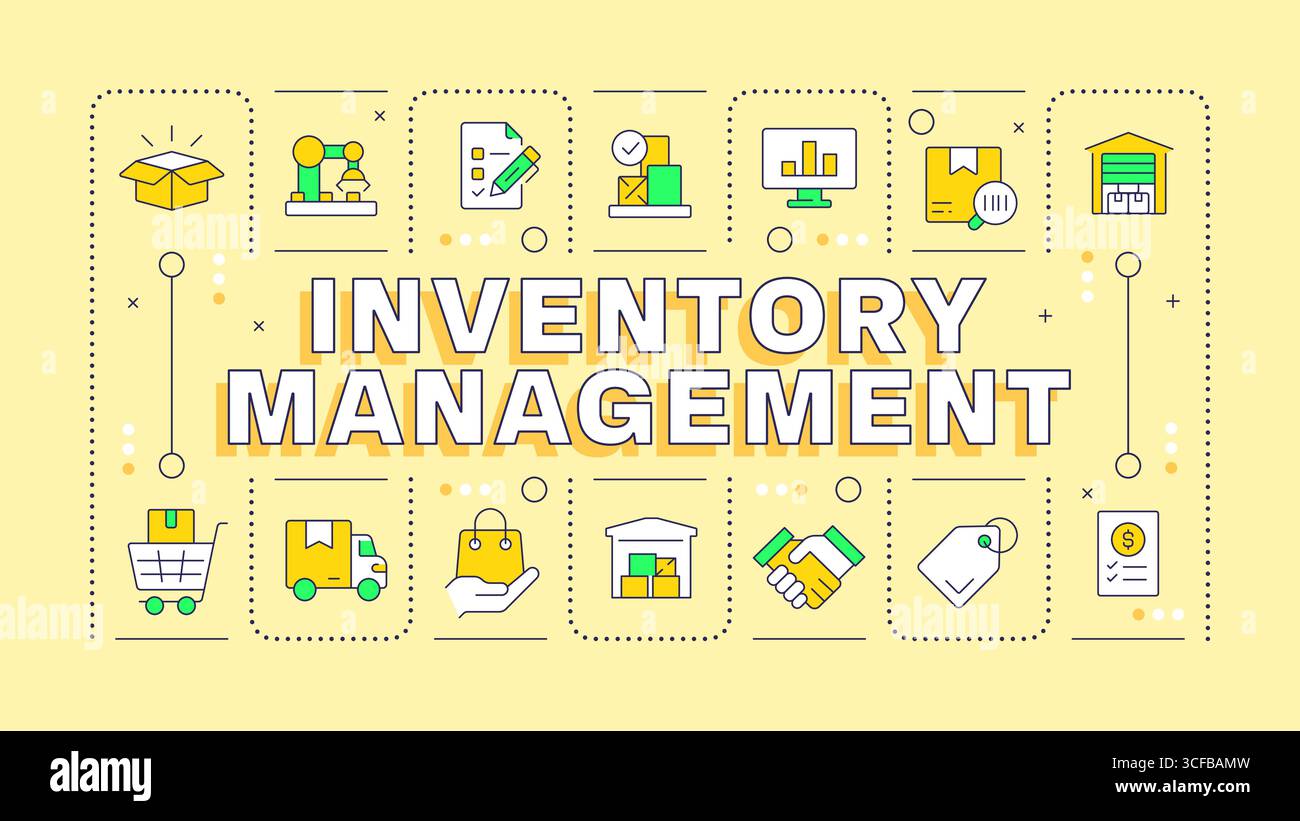 Supply chain management word Stock Vector Images - Alamy
