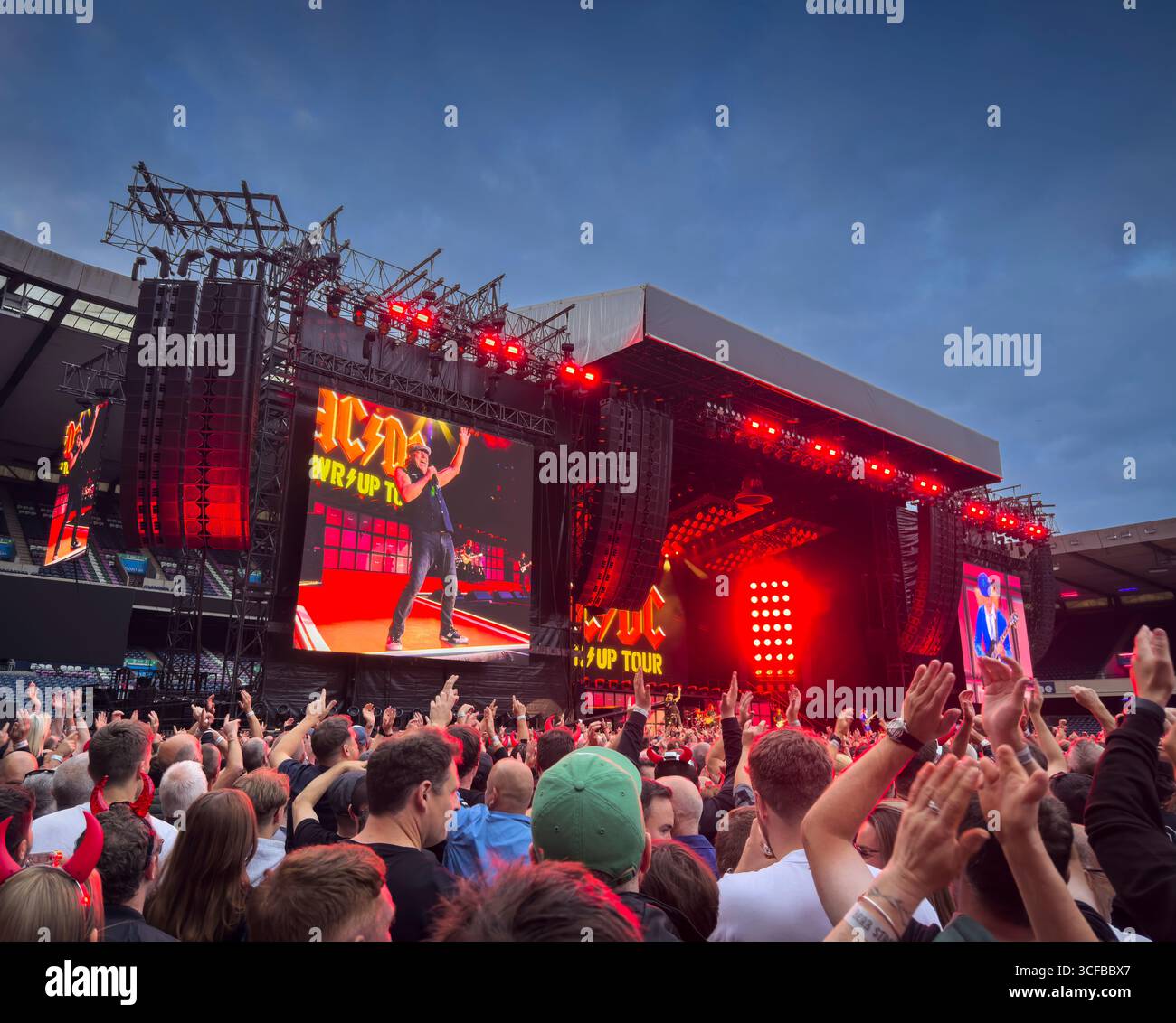 Pwr fans in a crowd hi-res stock photography and images - Alamy