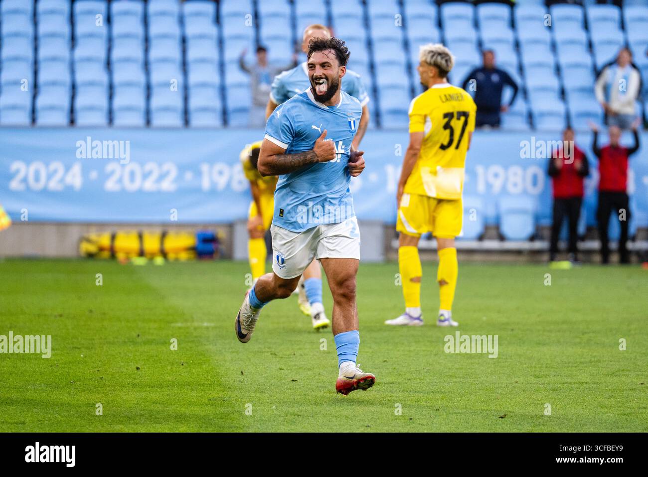 Malmo, Sweden. 21st, August 2025. Sead Haksabanovic (29) of Malmo FF ...