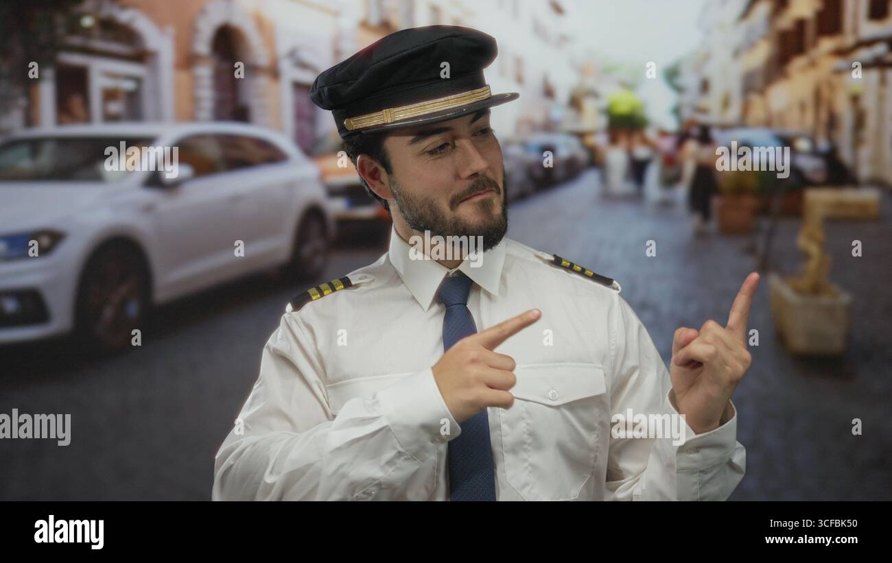 Hispanic man in captain uniform hi-res stock photography and images - Alamy