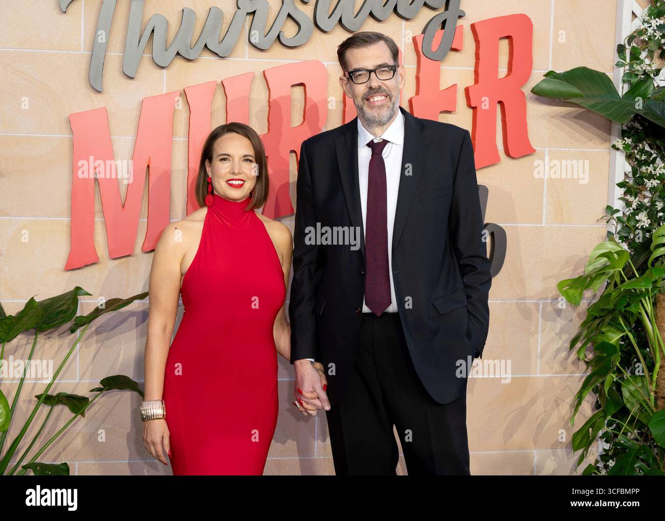 Ingrid Oliver and Richard Osman attends "The Thursday Murder Club" UK ...