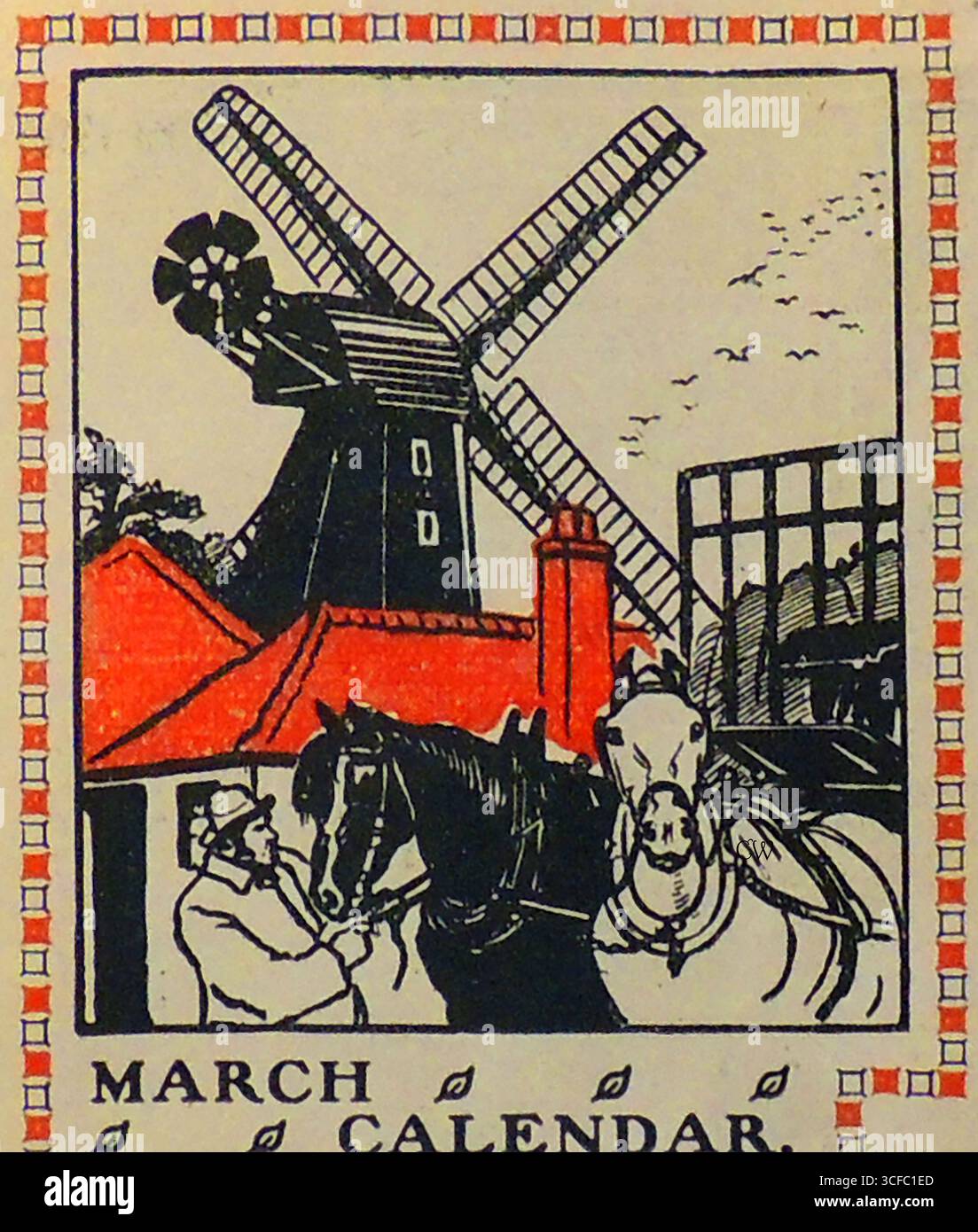 March Winds - A miller with his cart loaded with sacks of flour - from ...