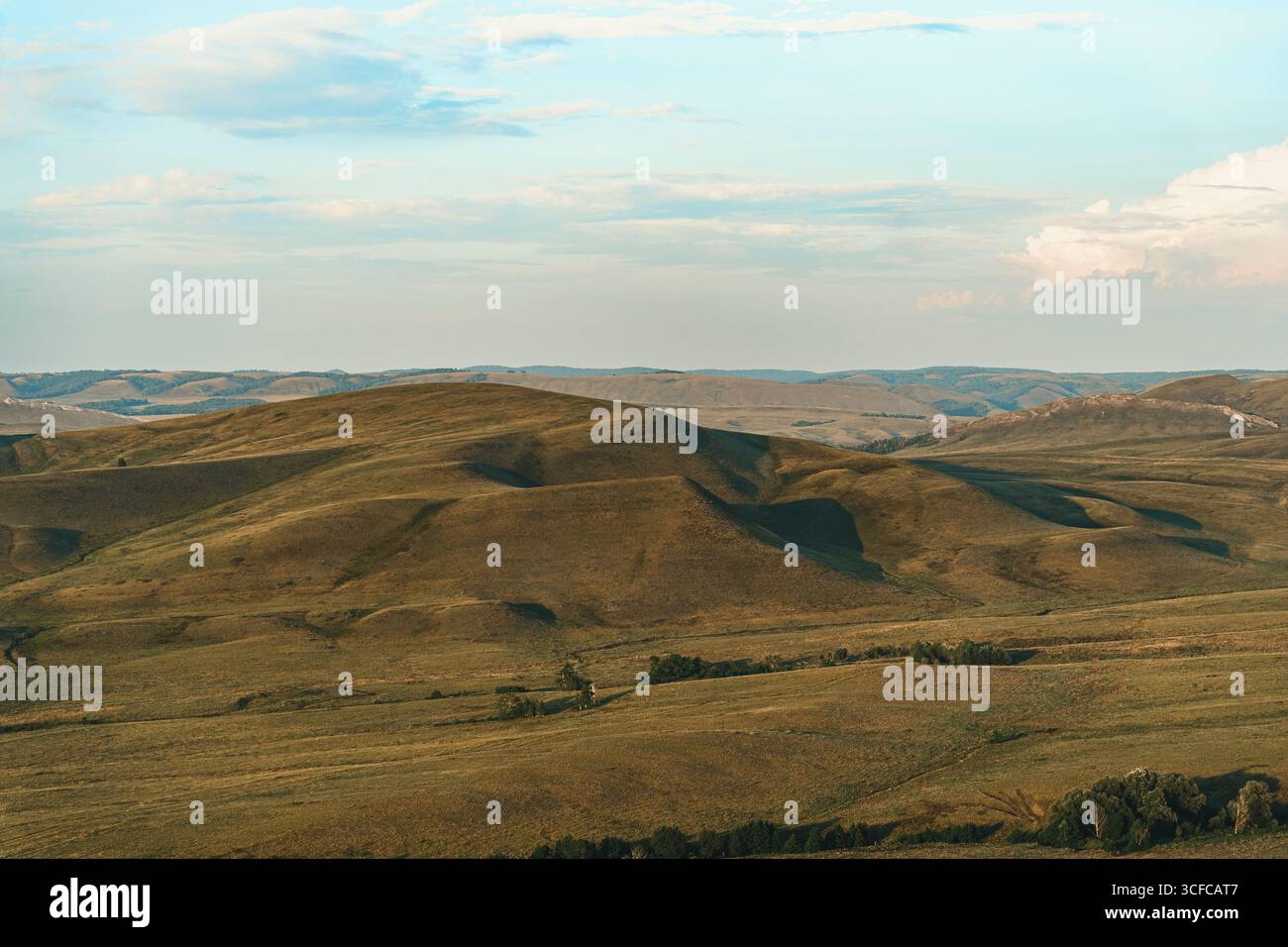 Aerial view valley rolling hills hi-res stock photography and images ...