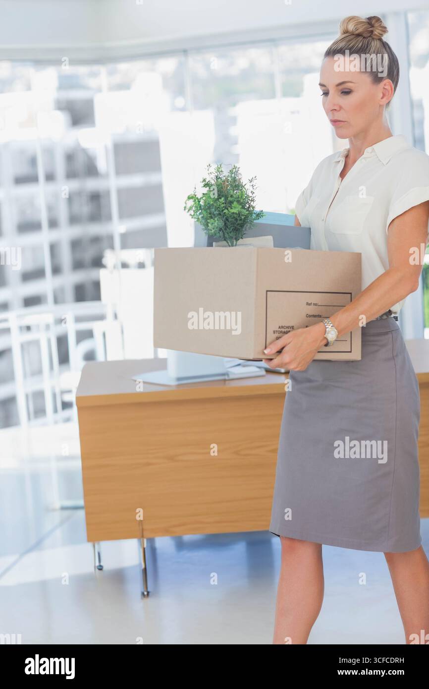Cardboard box being carried hi-res stock photography and images - Alamy