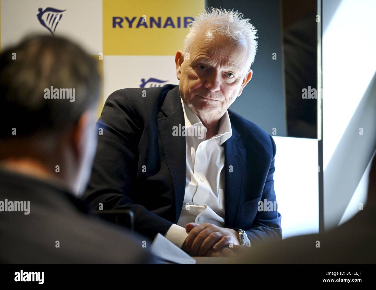 Irish budget airline Ryanair CEO Michael O'Leary during his press ...