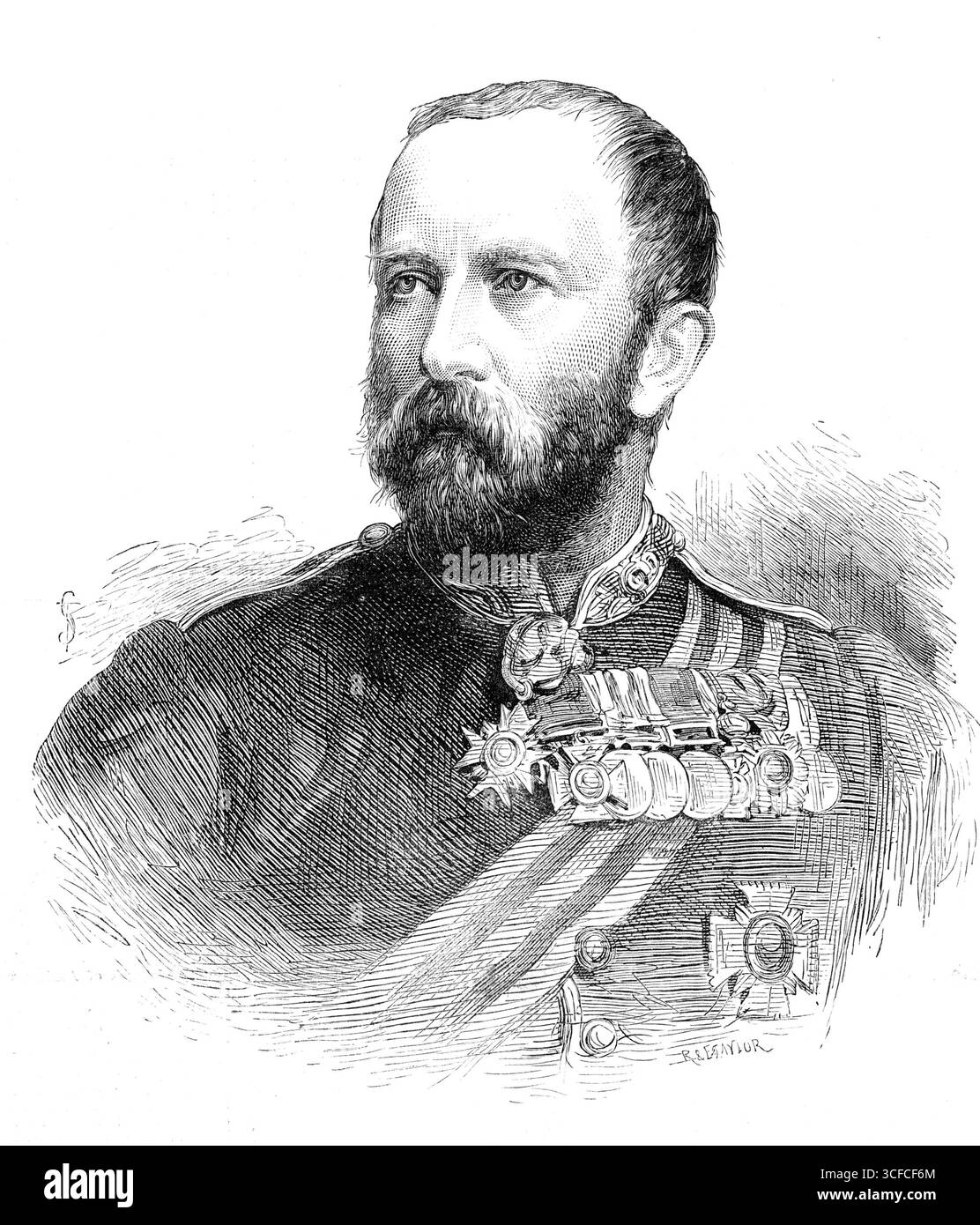 General Sir Evelyn Wood, K.C.B., commanding in the Transvaal War, 1881 ...