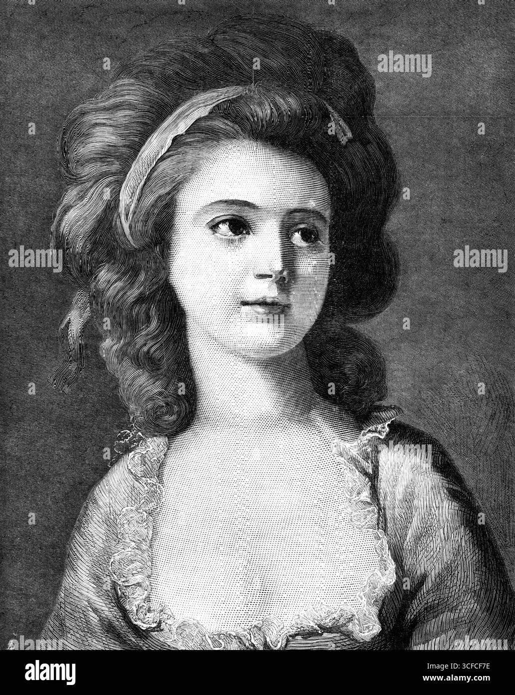 Portrait of Countess Potocka, by Angelica Kauffman, in the Dresden ...