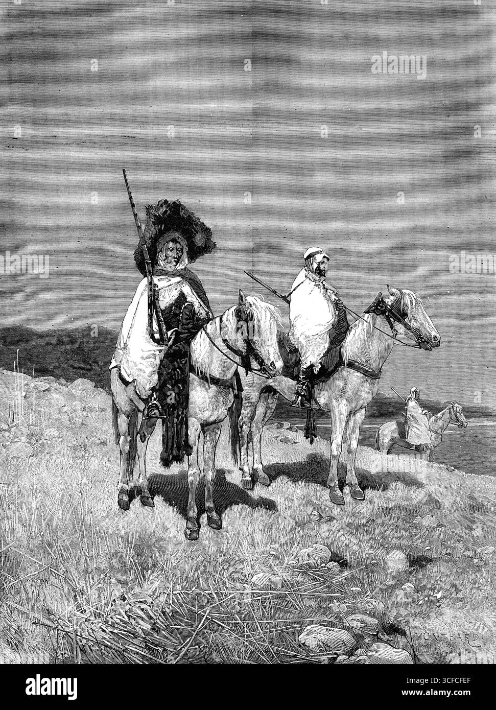 The French Expedition to Tunis: outpost of irregulars, 1881 ...