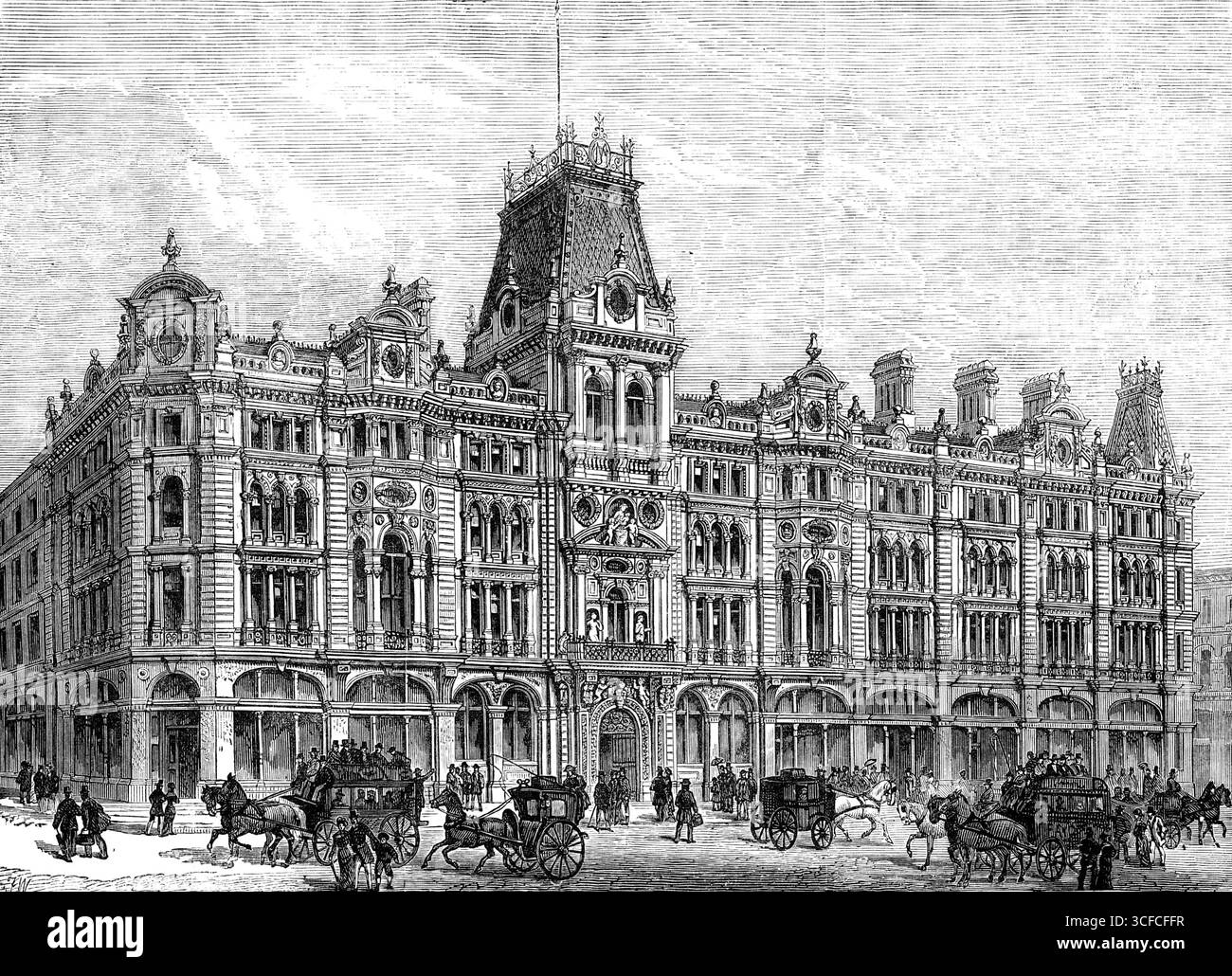 Conspicuous exterior Black and White Stock Photos & Images - Alamy