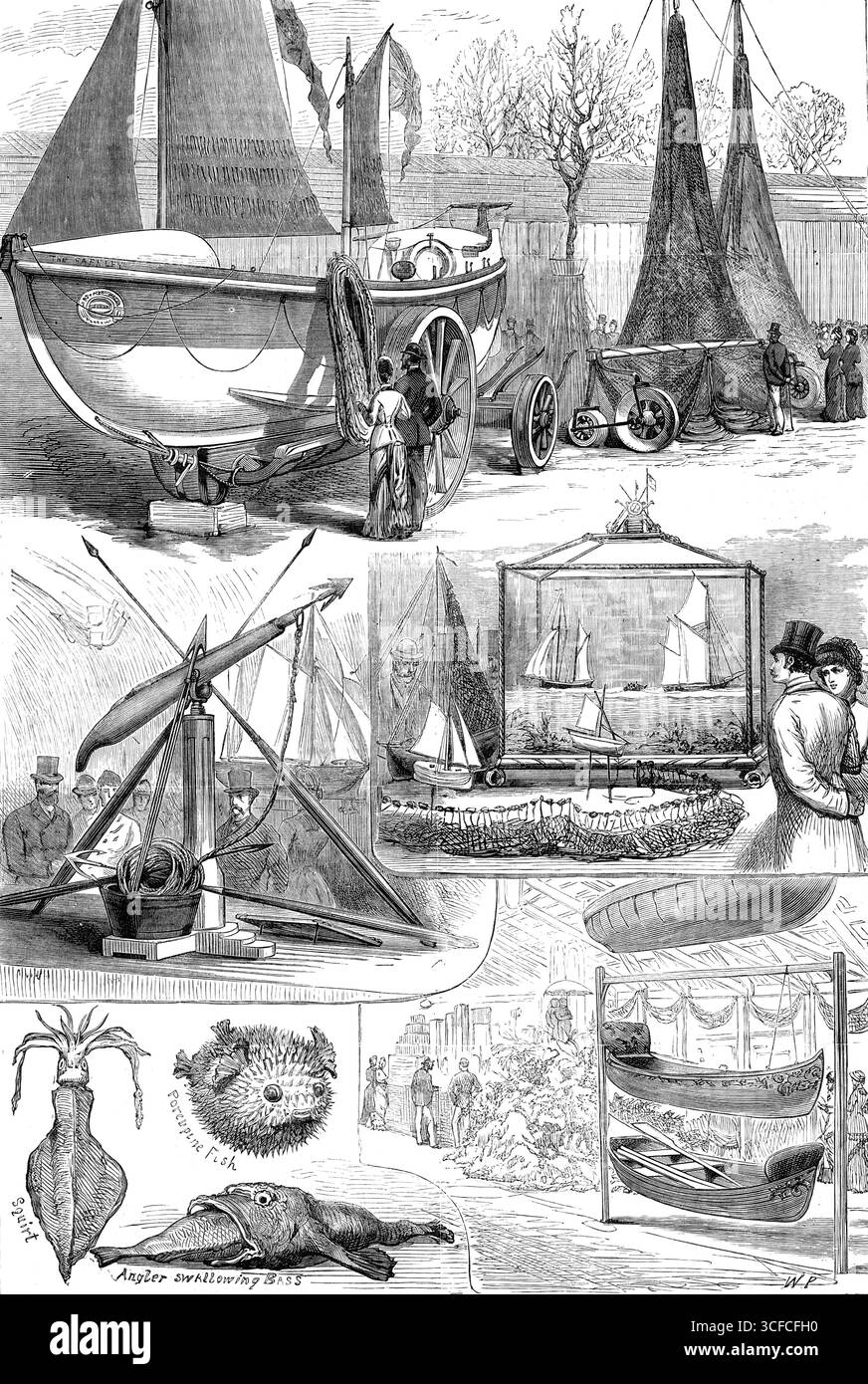 The National Fisheries Exhibition at Norwich: models of lifeboat ...