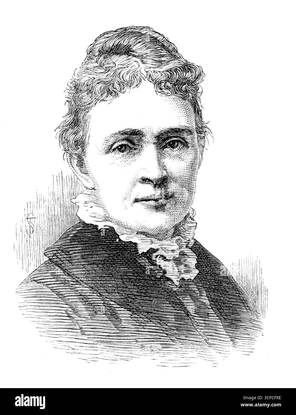 The widow of the late President Garfield, 1881. 'President Garfield ...