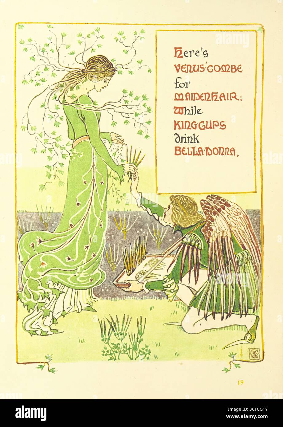 Here's Venus'-Combe for Maidenhair: While King-Cups drink Bella-Donna ...
