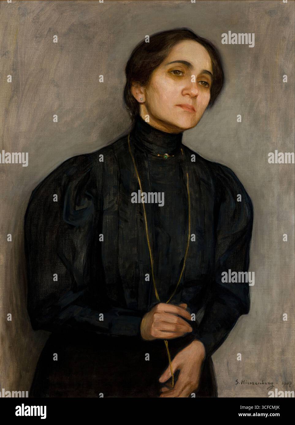 Portrait of Maria Feldman, 1907 Stock Photo - Alamy