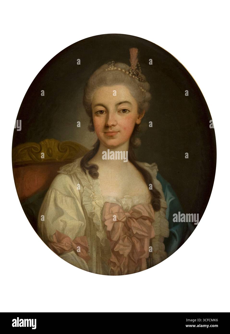 Classical oil painting portrait Cut Out Stock Images & Pictures - Alamy