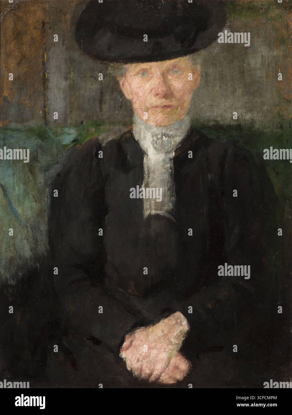 Portrait of Miss Deuringer, 1900 Stock Photo - Alamy