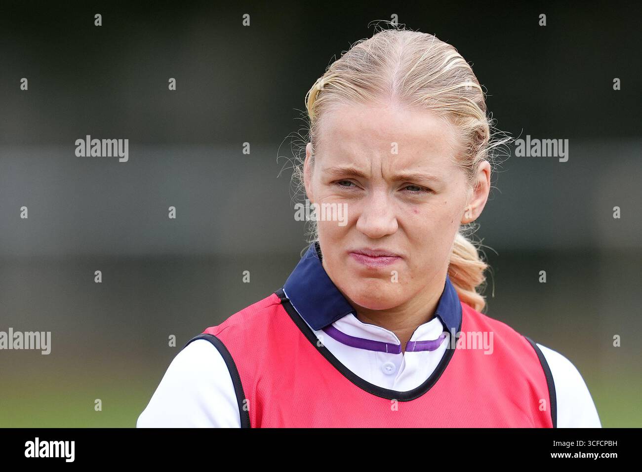 Scotland's Eva Donaldson during a team run at Manchester Rugby Club ...