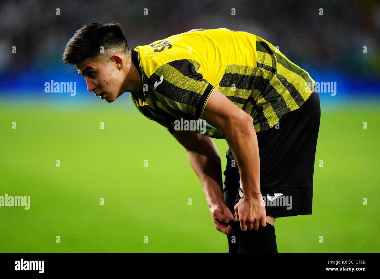 Kairat's Dastan Satpayev during the UEFA Champions League play-off ...