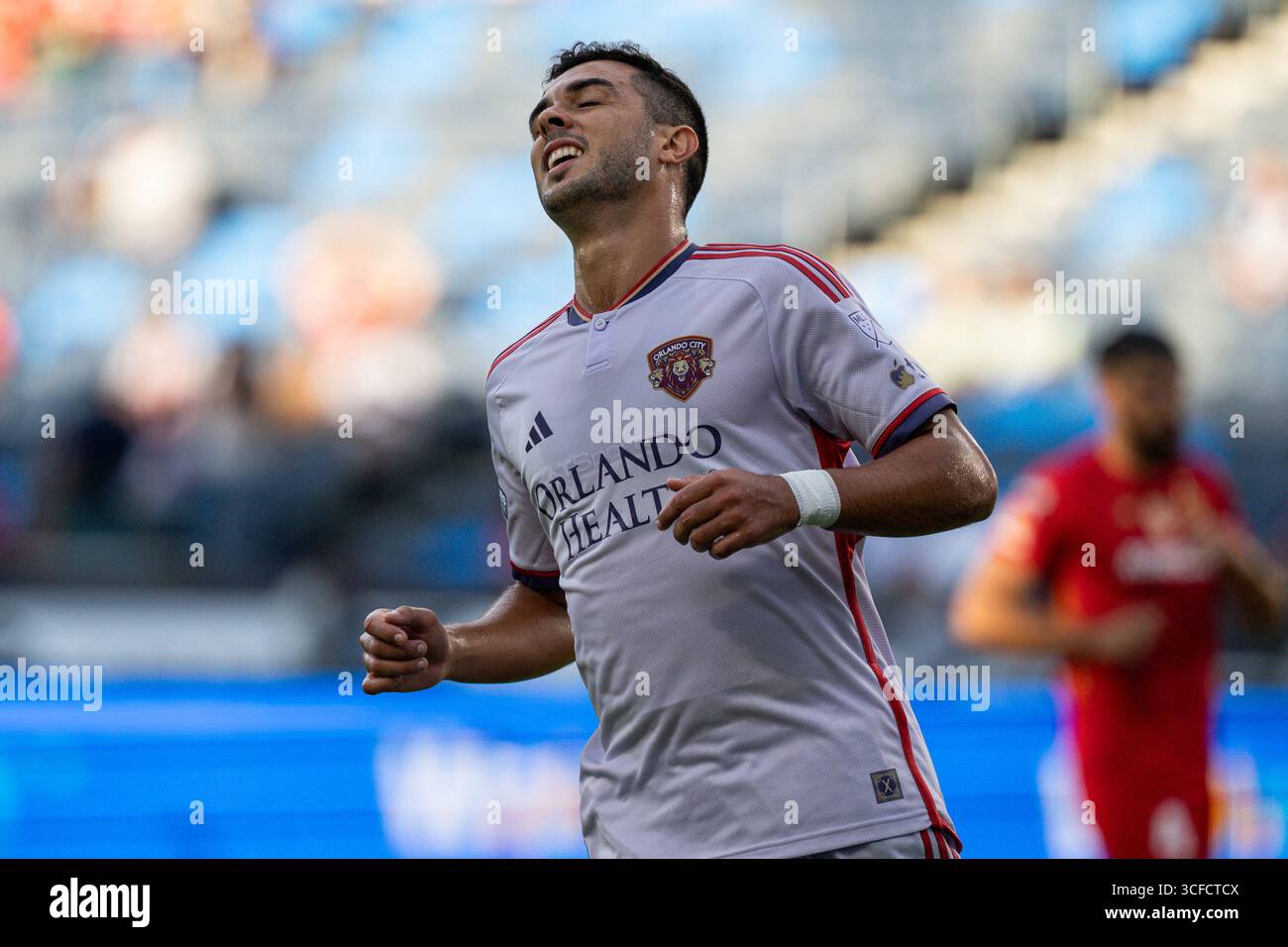 Orlando City midfielder Martín Ojeda (10) reacts during a Leagues Cup ...