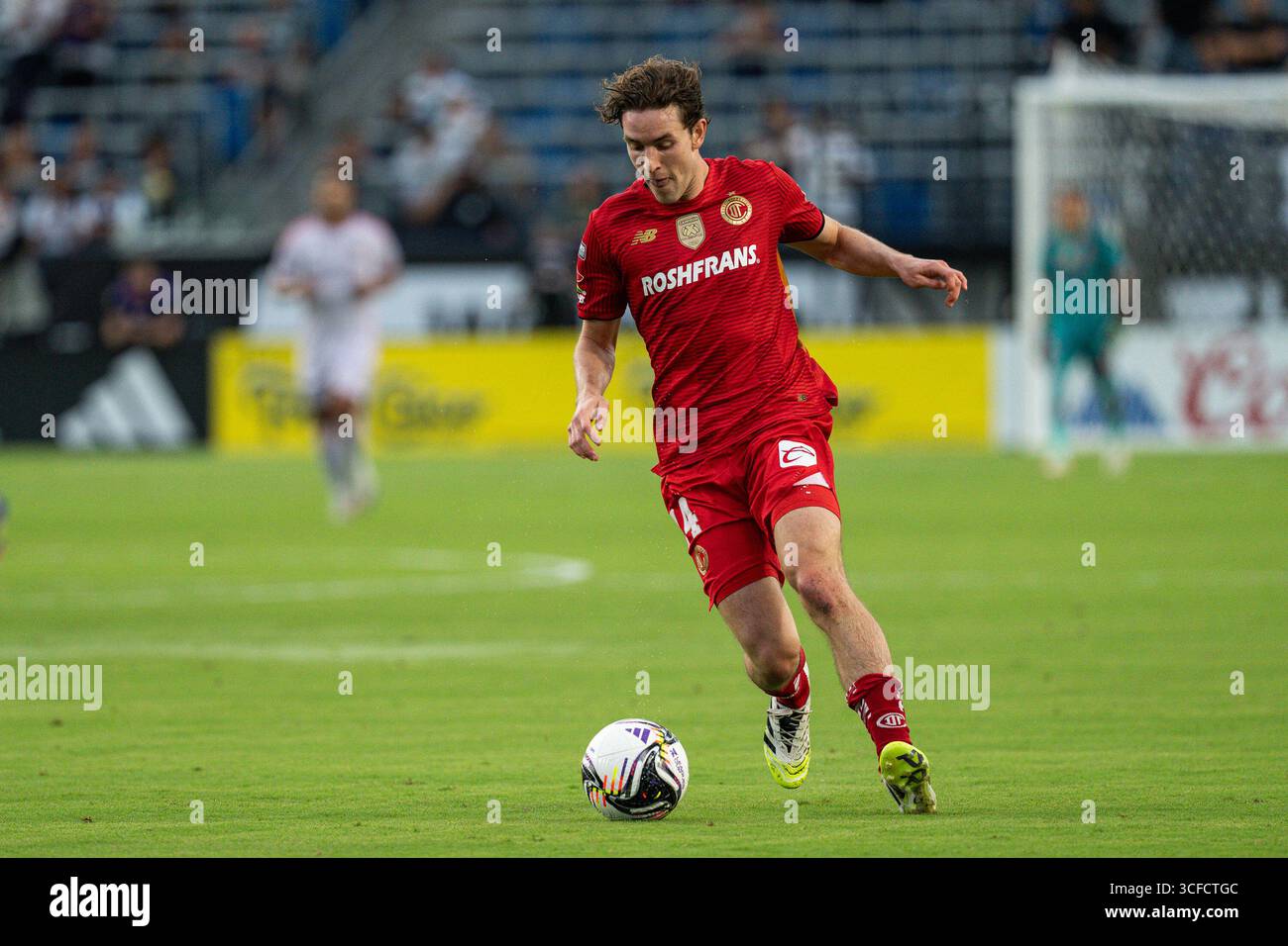 Toluca midfielder Marcel Ruiz (14) during a Leagues Cup Quarterfinal ...