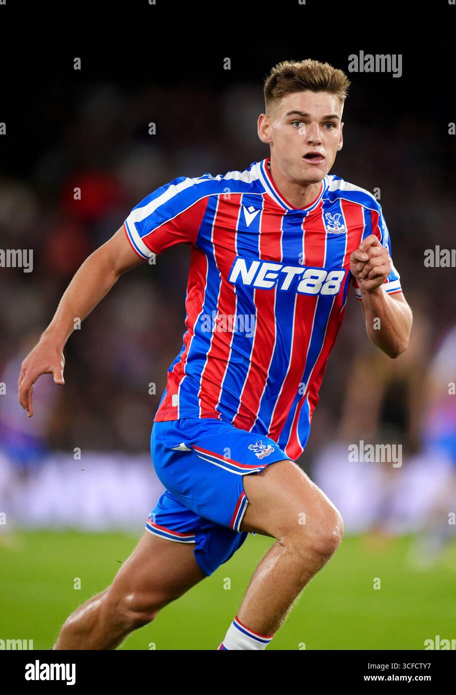Crystal Palace's Justin Devenny during the UEFA Conference League play-off match at Selhurst ...