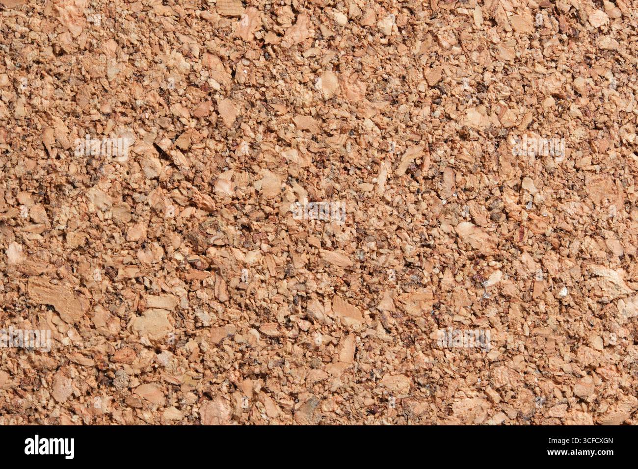 Surface of natural cork reveals rich textures and warm earthy colors ...