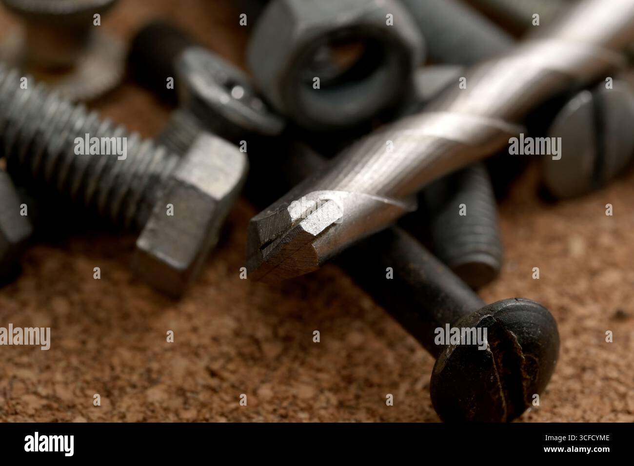 Metal fasteners like bolts hi-res stock photography and images - Alamy