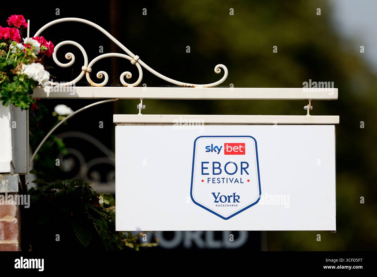 A general view of Sky Bet signage at York Racecourse. Picture date ...