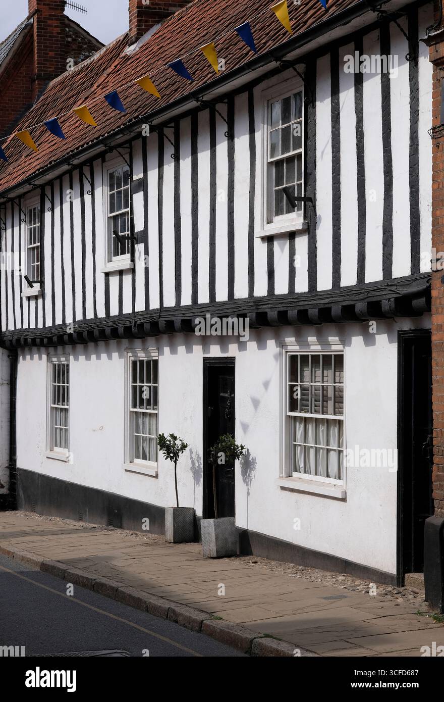 building styles, little walsingham, north norfolk, england Stock Photo ...
