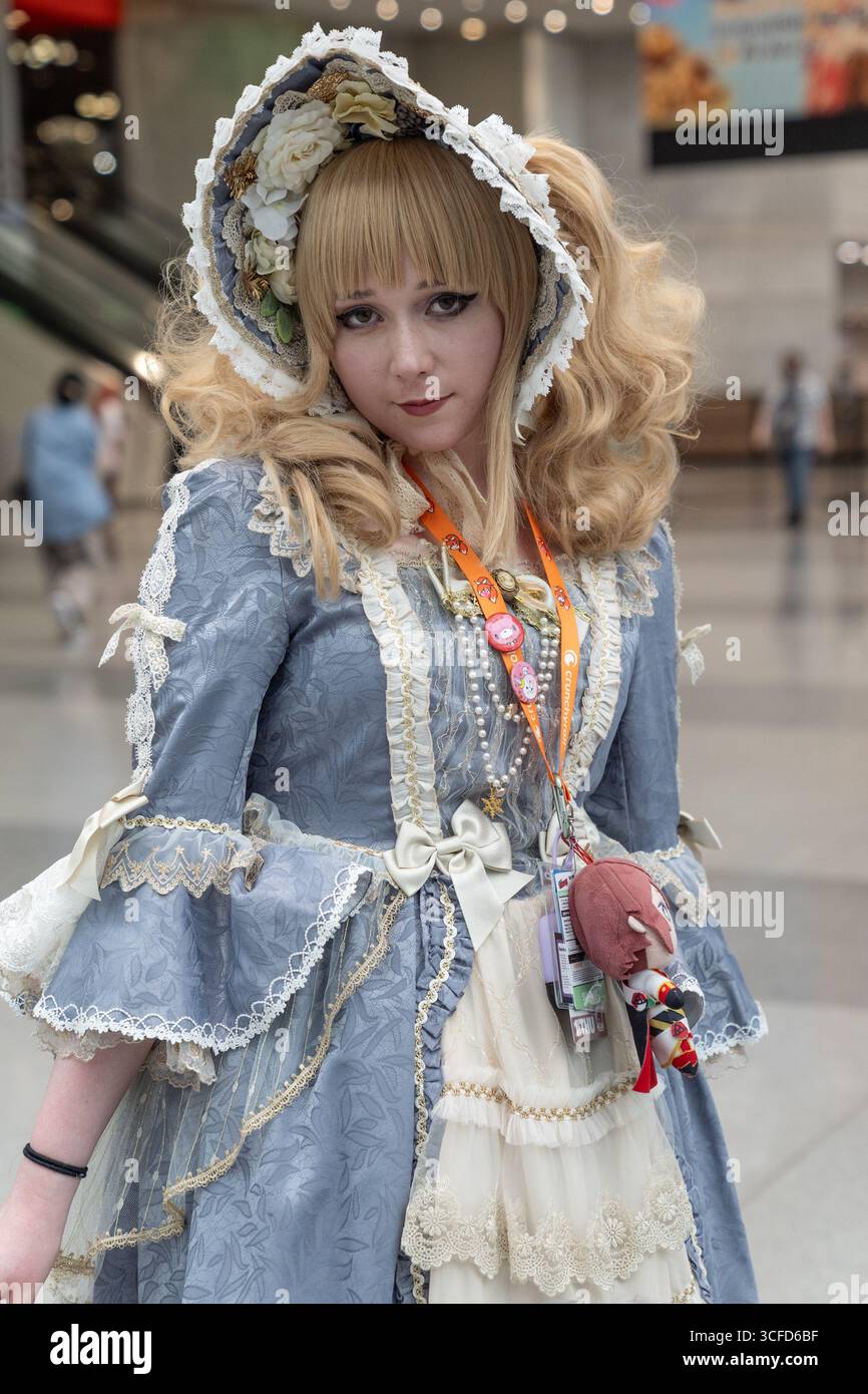 Cosplayers attend Anime NYC day 1 at Jacob Javits Center in New York ...