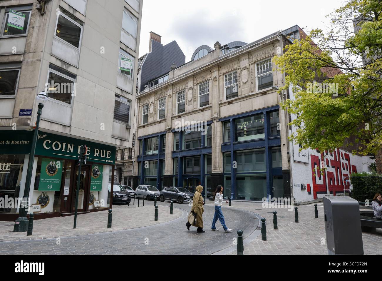 The headquarters of Flemish liberal party Open VLD pictured on Friday ...