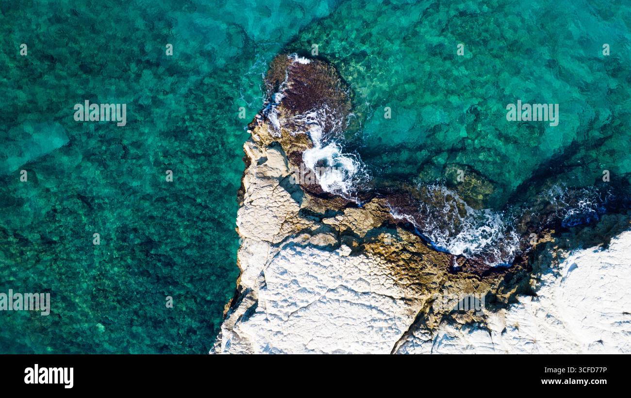 Latakia, Syria. 25th Jan, 2025. Aerial drone of the stunning ...