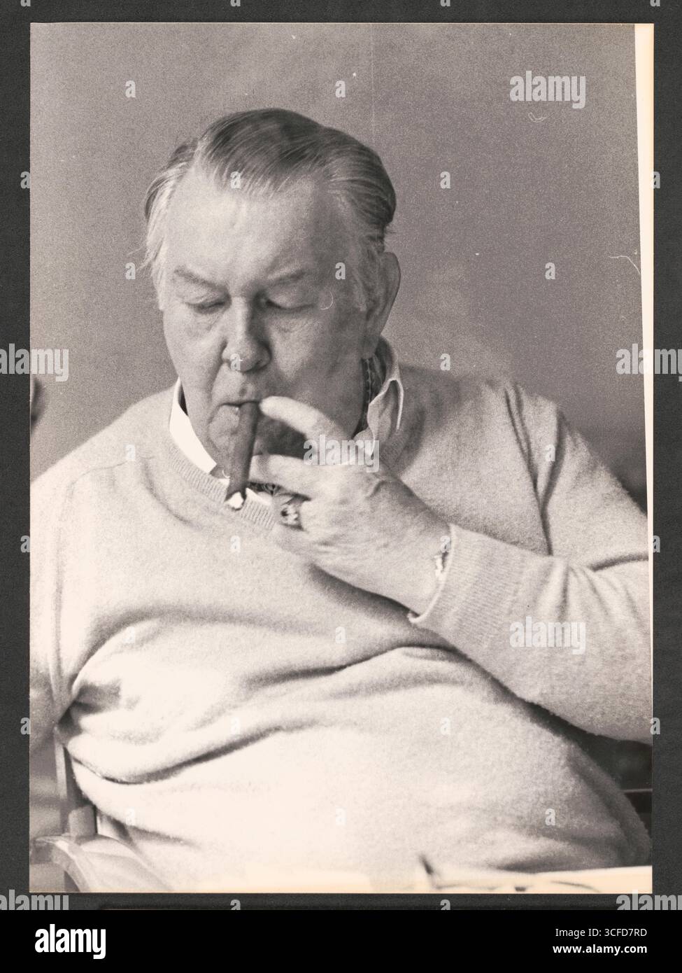 Porträt des SPD-Politikers John van Nes Ziegler. Von 1973 bis 1980 war ...