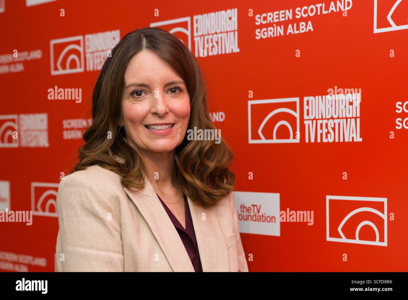 American comedian, writer and producer Tina Fey at the Edinburgh TV ...