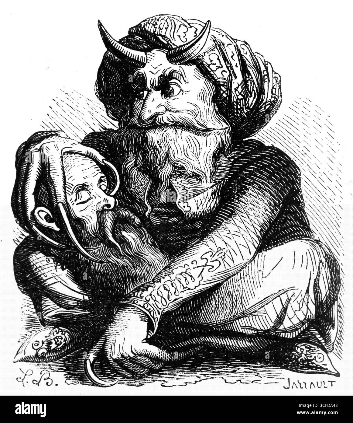 Indian demon Black and White Stock Photos & Images - Alamy