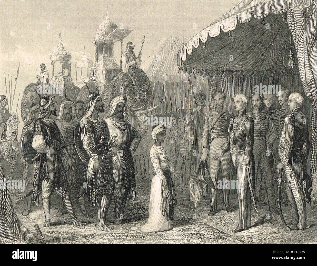 The Treaty of Lahore of 9 March 1846. Submission of the 7 year old ...