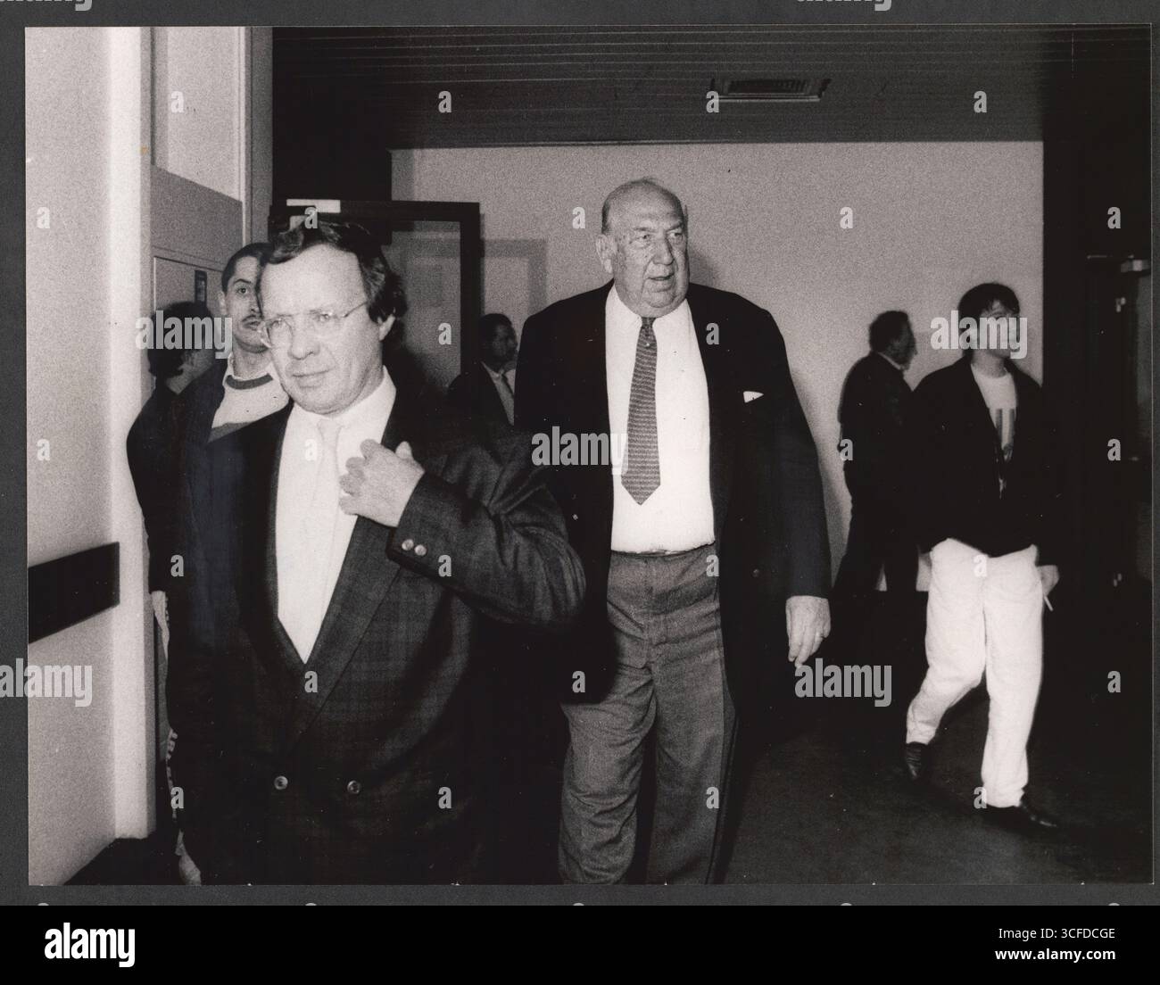 Köln - Herstatt-Prozess - der ehemalige Bankier Iwan D. Herstatt im ...