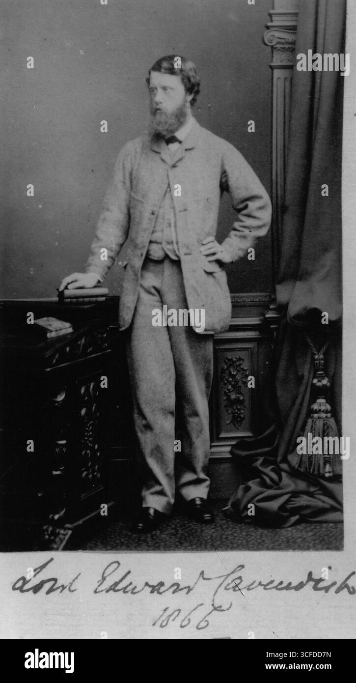 Lord Edward Cavendish was a 19th century British politician , brother ...