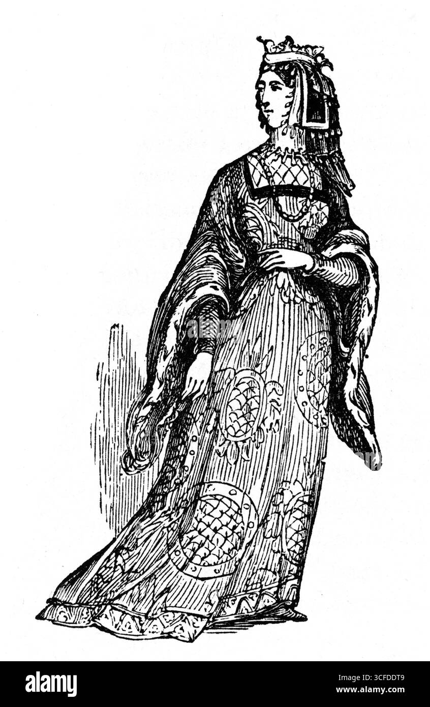 Illustration of Queen Margaret Stock Photo - Alamy
